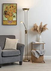 BHS Archie Glass Touch Lamp | Freemans