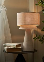 BHS Archie Glass Touch Lamp | Freemans