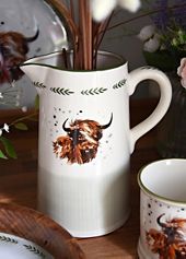Candlelight Highland Cow / Pheasant/Geese Tea Coffee Sugar Ceramic ...