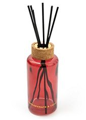 Candlelight Pomegranate & Cassis Scent 8cm Ridged Glass Candle | Freemans