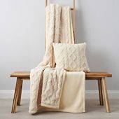 Cascade Home Pack of 2 Soft Fleece Throws | Freemans