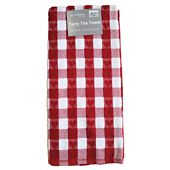Le Chateau Set of 6 Check Terry Tea Towels | Freemans