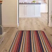 Likewise Rugs & Matting Blue Tile Runner | Freemans