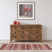 Likewise Rugs & Matting Victorian Tile Teal Runner | Freemans