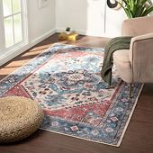 Likewise Rugs & Matting Victorian Tile Teal Runner | Freemans