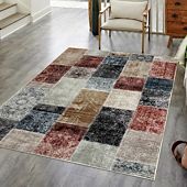 Likewise Rugs & Matting Victorian Tile Teal Runner | Freemans