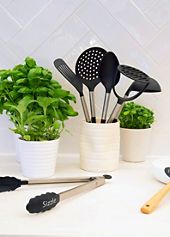 Masterchef 6 Piece Coloured Utensil Set with Holder | Freemans