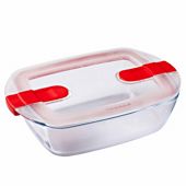 Pyrex Glass 4L Rectangular Dish with Lid | Freemans