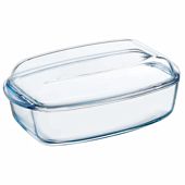 Pyrex Glass 4L Rectangular Dish with Lid | Freemans