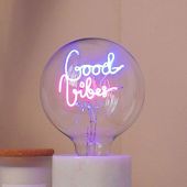 Steepletone LED Filament Text Light Bulb Pink Love | Freemans