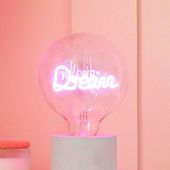 Steepletone LED Filament Text Light Bulb Pink Love | Freemans