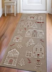 The Homemaker Rugs Collection Christmas Nutcracker Runner & Door Mat ...