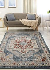 The Homemaker Rugs Collection Snug Shaggy Squares Rug | Freemans