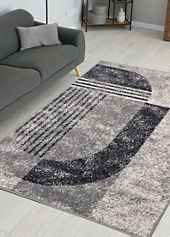 The Homemaker Rugs Collection Pure Jute Scalloped Rug | Freemans