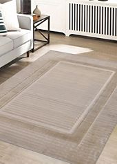 The Homemaker Rugs Collection Pure Jute Scalloped Rug | Freemans