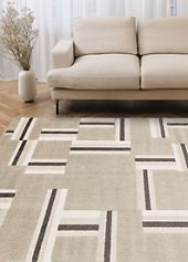 The Homemaker Rugs Collection Pure Jute Scalloped Rug | Freemans