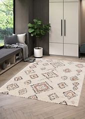 The Homemaker Rugs Collection Pure Jute Scalloped Rug | Freemans