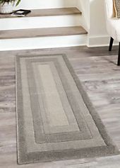 The Homemaker Rugs Collection Pure Jute Scalloped Rug | Freemans