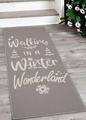 The Homemaker Rugs Collection Christmas Nutcracker Runner & Door Mat ...