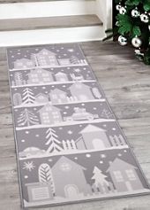 The Homemaker Rugs Collection Christmas Nutcracker Runner & Door Mat ...