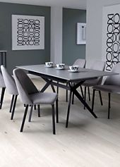 Timor 1.2m Table & 4 Linden Chair Dining Set | Freemans