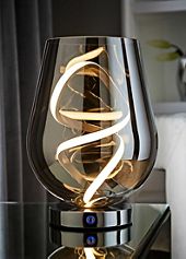 ValueLights Infinity Double Twist Integrated LED Table Lamp | Freemans
