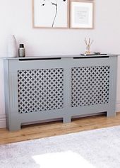 Vida Designs Oxford Extra Large Unfinished Radiator Cover | Freemans