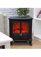 Warmlite 1.8KW Double Door Electric Stove Fire | Freemans