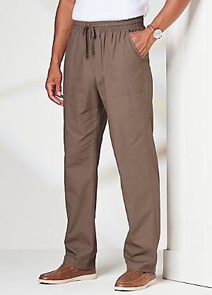 Mens casual pull on trousers store