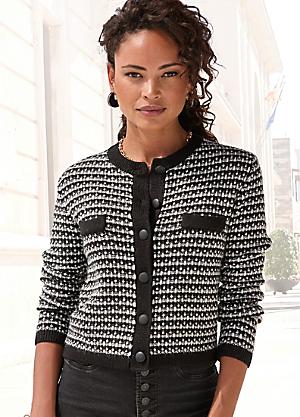 Shop for Black White Jumpers Cardigans Womens online at Freemans