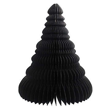 100cm Honeycomb Paper Tree - Black | Freemans