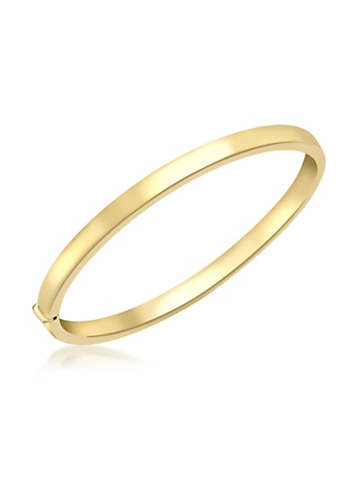 18ct Yellow Gold 5mm Bangle | Freemans