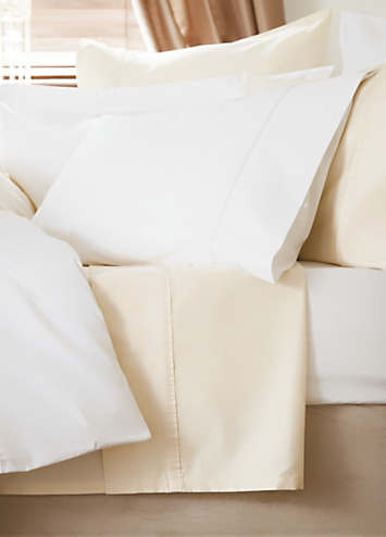 600 Thread Count 100% Cotton Flat Sheet by belledorm | Freemans