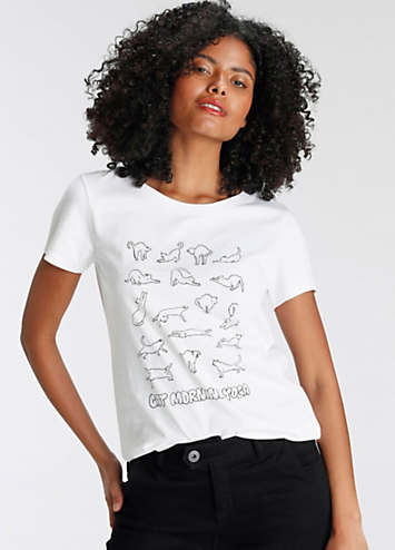 AJC Short Sleeve Print T-Shirt | Freemans