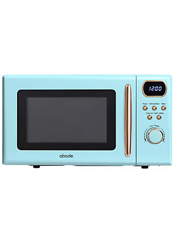 Abode AMD2004GRG Blue 20L Digital Microwave with Rose Gold Accent ...