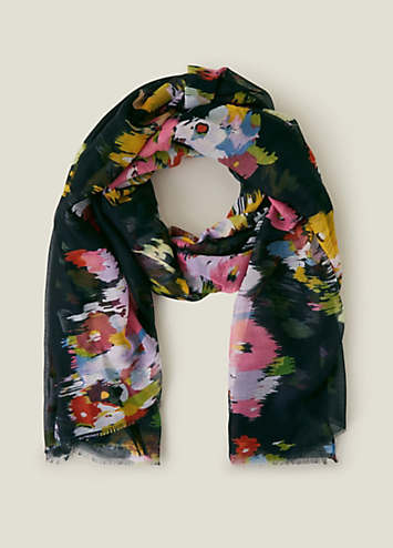 Accessorize Abstract Floral Scarf | Freemans