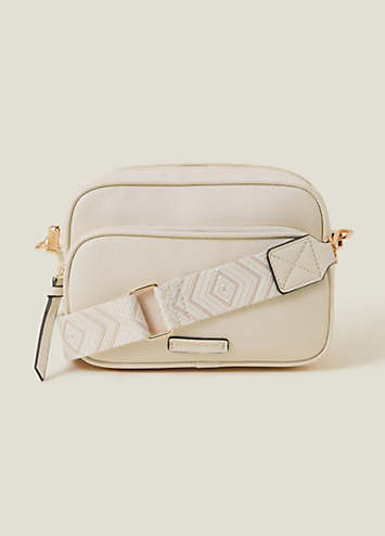 Accessorize Dina Double Zip Crossbody Bag | Freemans