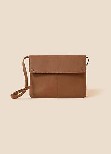 Accessorize Leather Cross-Body Messenger Bag | Freemans