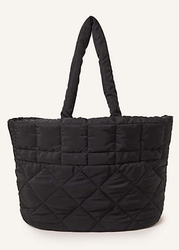 Accessorize Quilted Shopper Bag | Freemans