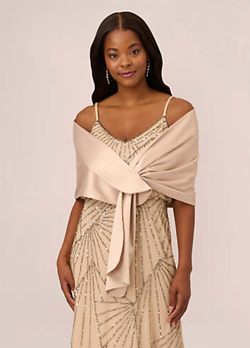 Adrianna Papell Pull Thru Wrap | Freemans