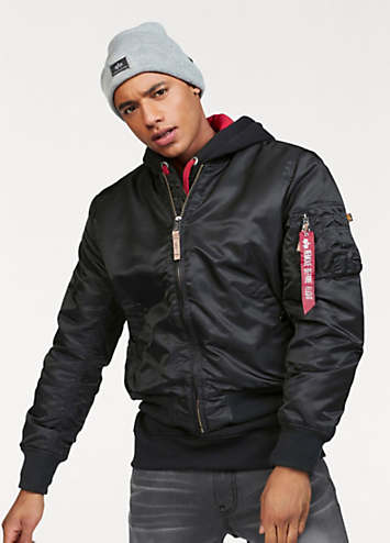 Alpha Industries Lined Bomber Jacket | Freemans
