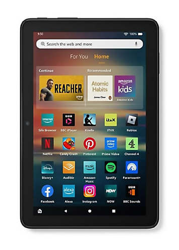 Amazon Fire HD 8 Inch Tablet (2024) - 32 GB, Black | Freemans