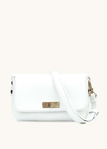 Apatchy London The Maisie White Leather Bag | Freemans