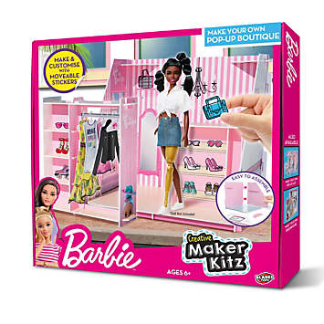 Barbie Creative Maker Kitz Make Your Own Pop-Up Boutique | Freemans
