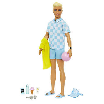 Barbie Movie Ken Beach Doll | Freemans