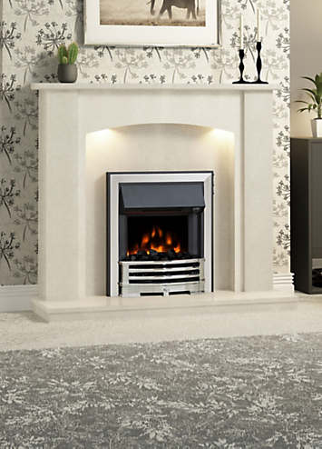 Be Modern Aspen Inset Electric Fire with Spacer Frame | Freemans