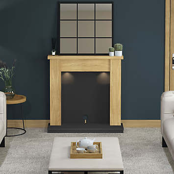 Be Modern Barrowden Timber Inglenook Fire Surround | Freemans