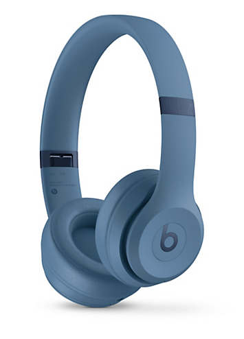 Beats Solo 4 - Bluetooth Wireless On-Ear Headphones - Slate Blue | Freemans