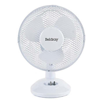 Beldray 9 Inch Desk Fan EH2658SSTK1 - White | Freemans