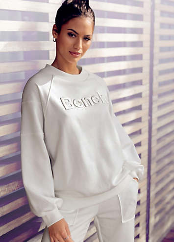 Bench Logo Embroidered Crew Neck Sweatshirt | Freemans